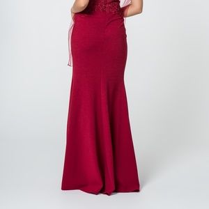 GLS Collective | Dresses | Evening Of Shoulder Long Dress Gl278 With ...